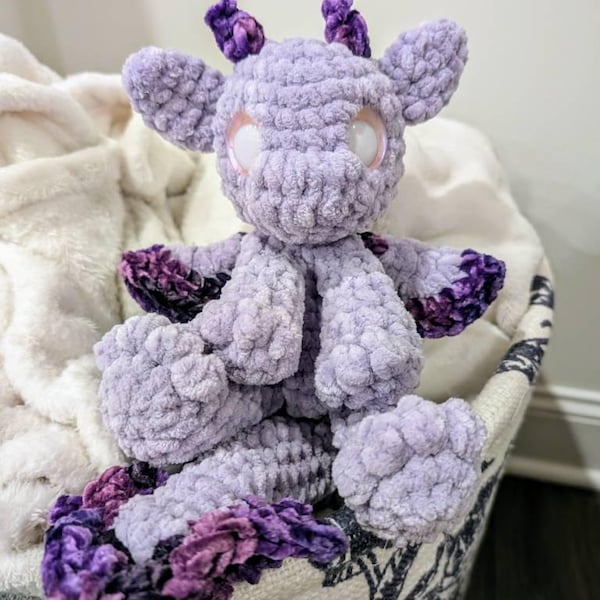 Mini Dragon Snuggler Crochet Pattern - Etsy