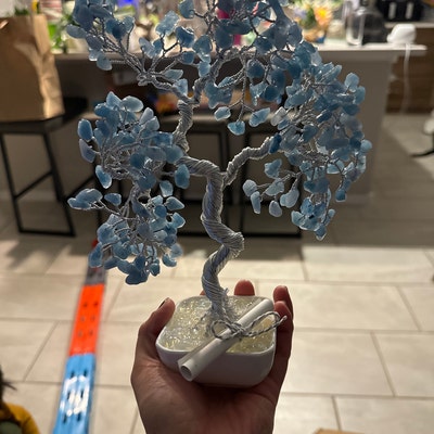 Large Citrine Crystal Tree, Abundance Tree of Life, Natural Stone Tree ...