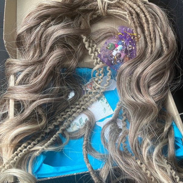 Wavy Dread Ginger Dreadlocks Curly Oranges Dreads Synthetic Crochet ...