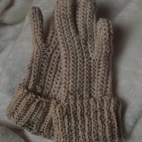 Cloven - Three Finger Mittens Crochet Pattern PDF - Medieval Style ...