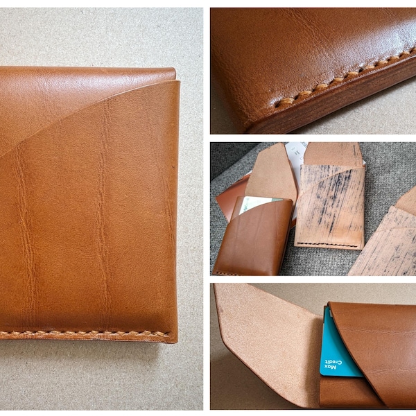 Minimalist Slim Wallet Template , DIY EDC Leather Wallet PDF Pattern - Etsy