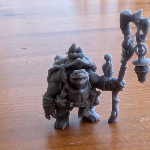 Male Genasi Cleric Mini 3D Print 6k Resin D&D, DND, TTG, RPG, Earth ...