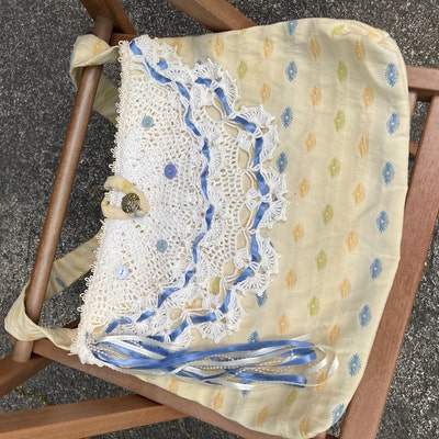 Shabby Chic Bag Doily Lace Purse Fringe Boho Crossbody - Etsy
