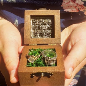 Dragon Small Ring Box Fantasy Wooden Box Engagement Jewelry - Etsy