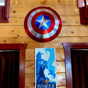 Captain America Shield Stand Avengers Display Stand - Etsy