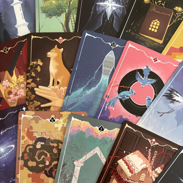 Ragnarok -- Sunset Sea Tarot Dice - Etsy