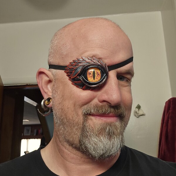 Eye Patch, Eagle Eye Patch, LARP, Cosplay, Steampunk Eye Patch ...