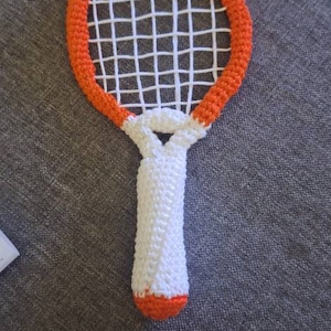 Tennis Racket & Ball Crochet PATTERN ONLY Pdf DOWNLOAD Amigurumi ...