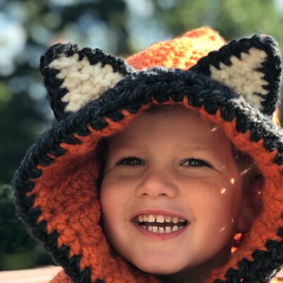 CROCHET Pattern-flint Fox Cowl 12/18 Months, Toddler, Child, Adult ...