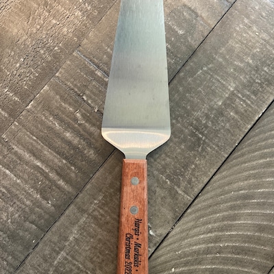 Pie Server Engraved Wood Handle Cake Server - Etsy