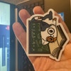 Math Cat Sticker CLEAR Sticker - Etsy
