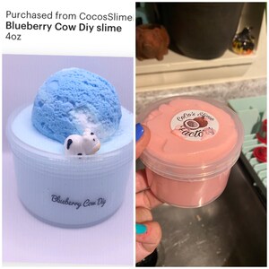 Blueberry Cow Diy Slime - Etsy