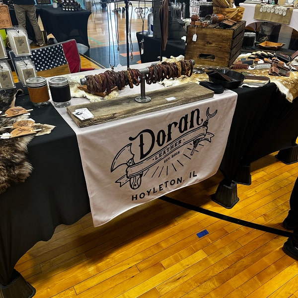Custom Table Runner With Logo Craft Fair, Vendor Tables, Trade Shows ...