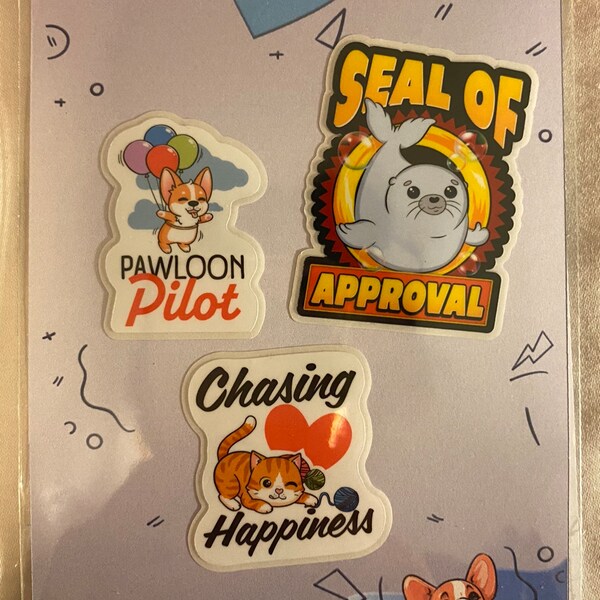 50 Custom Sticker Pack, Personalized Waterproof Die Cut Business ...