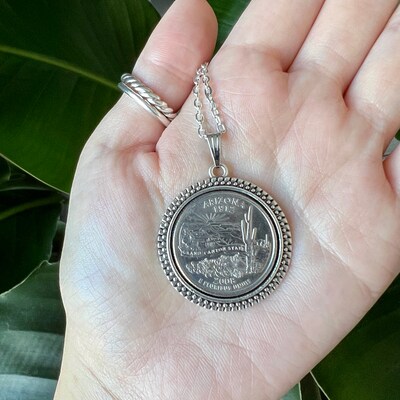 Cook Islands Bird Coin Necklace Cooks Islands Coin in a Pendant Tray - Etsy