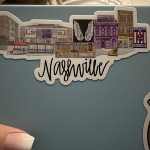 New Orleans Louisiana Skyline/landmark Sticker Mardi Gras - Etsy