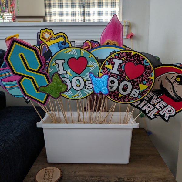 I Love the 80s Photo Booth Party Props Decoration 1980s Decor 40th ...