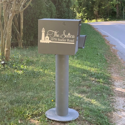 Mailbox Decal / Beach Mailbox Decal / Lake House Mailbox Decal ...