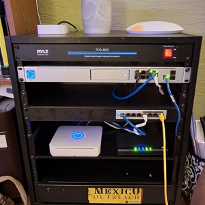 Unifi 8 Port 60 Watt Switch 1U Rack Mount - Etsy