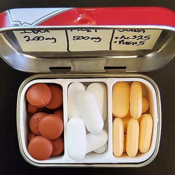 Altoid Tin Weekly Pill Container AM/PM! - Etsy