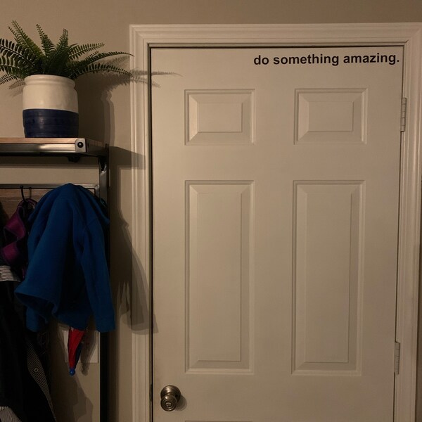 Do Something Amazing.. Vinyl Wall Decal Sticker Motivational 1.5" X 18 ...