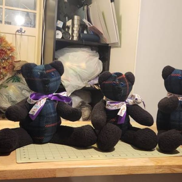 BUNDLE Memory Bear Patterns 2 Patterns Included, INSTANT DOWNLOAD ...