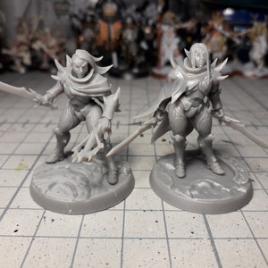 Demonic Lord Heretic Knights Ghamak Resin Miniatures for Tabletop Dnd ...