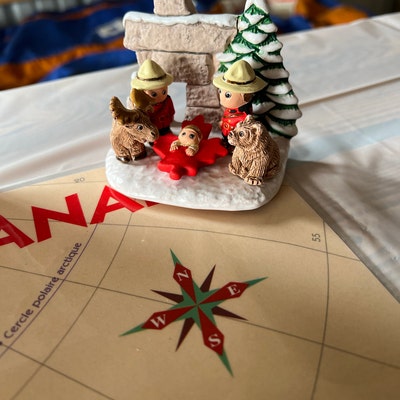 Egyptian Nativity Scene Handmade in Clay 1 Block 3.8x2.2x2.9 High ...