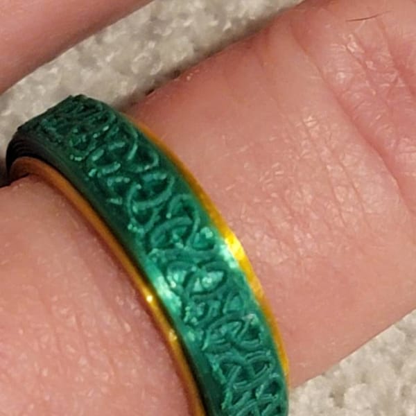 Custom Fidget Ring Spinner Rings Custom Pattern, Color, Stim Ring ...