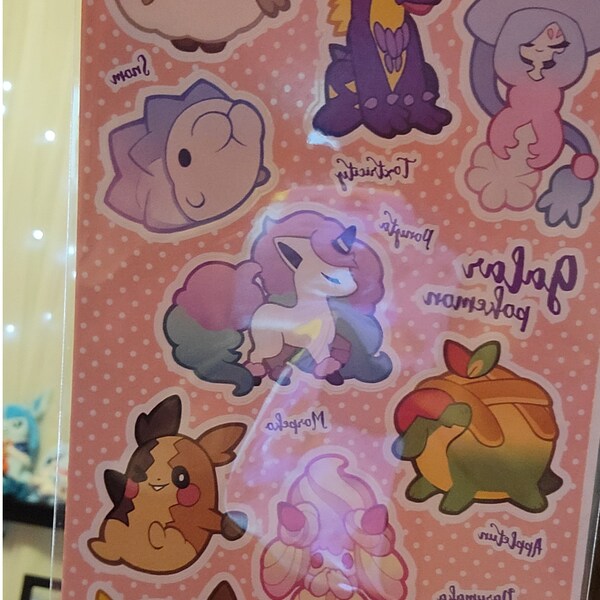 Legendary and Mythical Pokemon Sticker Sheet 2 - Etsy