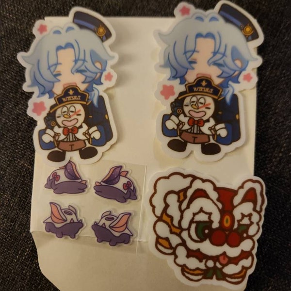 HSR Dr. Ratio & Aventurine Die-cut Sticker - Etsy