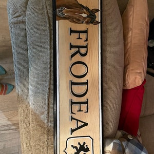 Hand Painted Stall Sign - Etsy