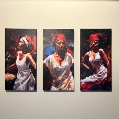 Atabey Portrait, Taíno Mural Art, Taino Art - Etsy