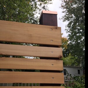 Solid Copper Post Caps - Etsy