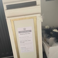 Post Box SIGN ONLY (for Weddings, Birthdays, Christenings Etc - Post ...