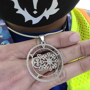 Sigil of HAAGENTI Pendant Stainless Steel Demon Seal Pendant | Etsy