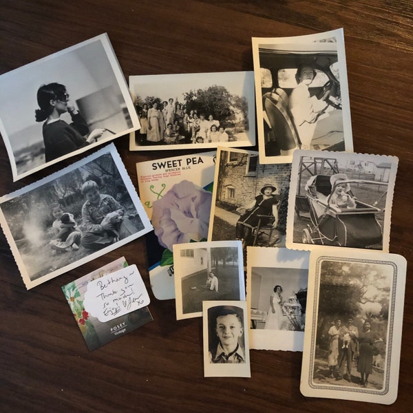 Vintage and Antique Collection of Ten Random Old Photos Photographs - Etsy