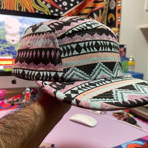 Hatphile Patchwork Lowkey Yeet Epiphany 5 Panel Hat Camp Cap 7 - Etsy