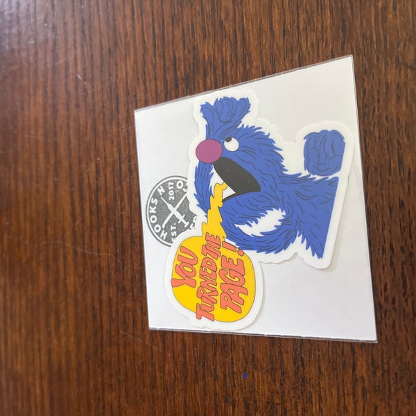Blue Monster - Nineties 90s Nostalgia Sticker - Millennial Memories ...