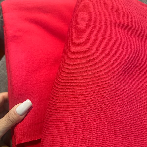 Sweatshirt Fleece Fabric: 14 SOLIDS VARIETY, Fleece=100% Cotton (no ...