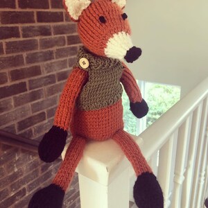 Ronnie the Fox Knitting Kit Make Your Very Own Fox Easy to Knit Pattern ...