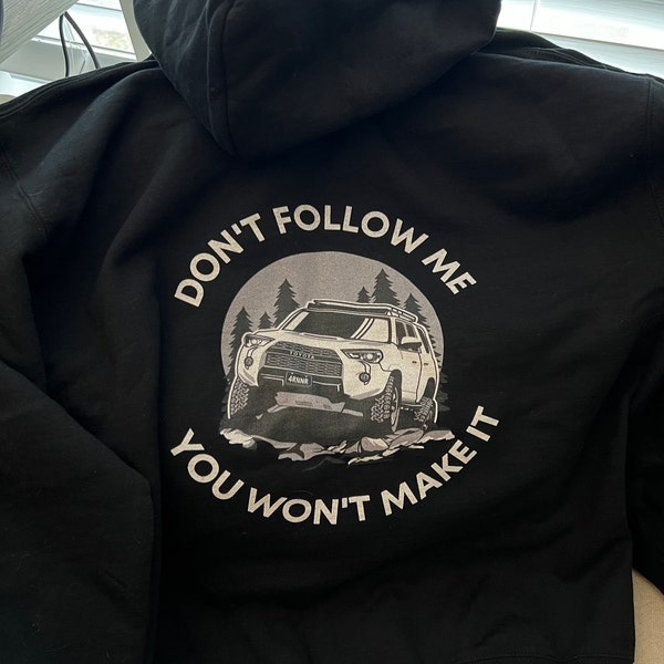 Toyota 4runner Hoodie, Unisex 4runner Hoodie Sweater, 4x4 Toyota T ...