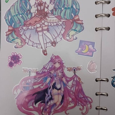 Vocaloid Rin and Len Holographic and Vinyl Stickers - Etsy