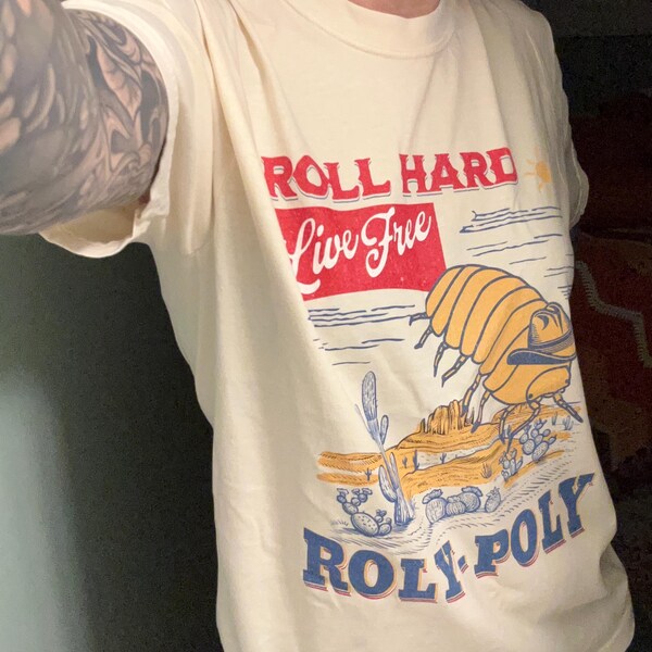 Roly Poly Shirt, Isopod Shirt, Vintage Western Rodeo Cowboy T-shirt ...