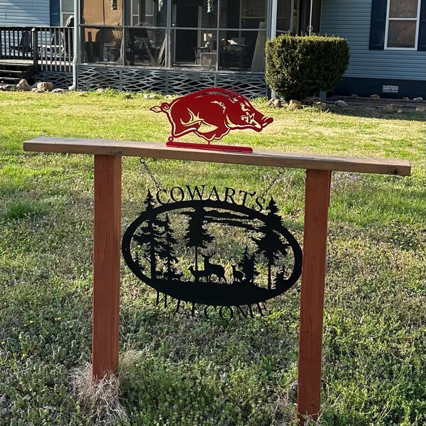 Razorback Bookends - Etsy