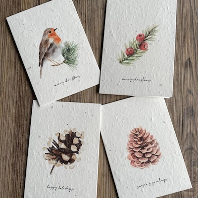 Plantable SEED PAPER Eco-friendly Sustainable Biodegradable - Etsy