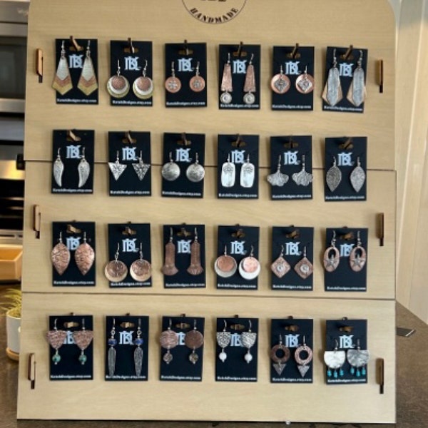 Extra Large Craft Fair Earring Display Stand/retail Earring Display ...