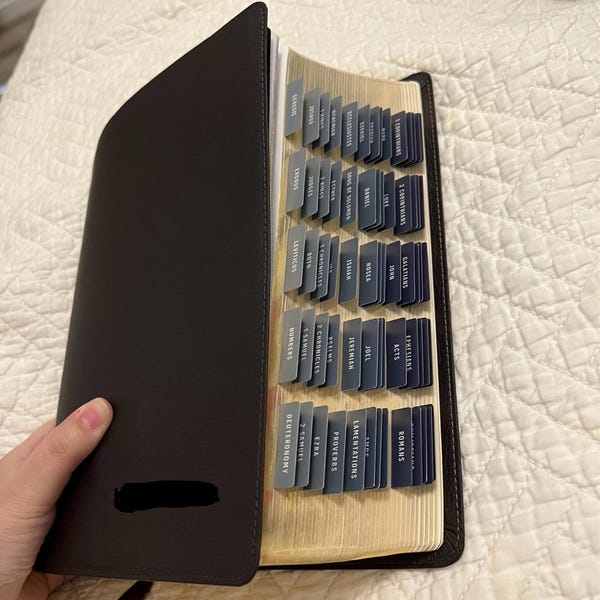 Gray Color Shift Bible Tabs: Laminated, Self Adhesive - Etsy