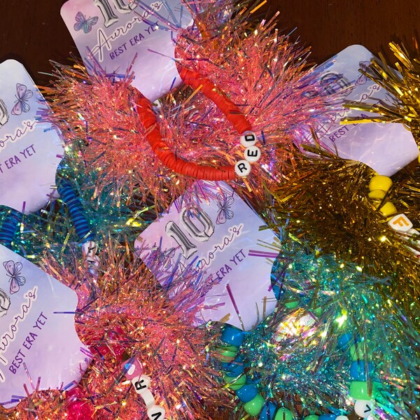 Birthday Era Scrunchie Friendship Bracelet Party Favors - Birthday ...