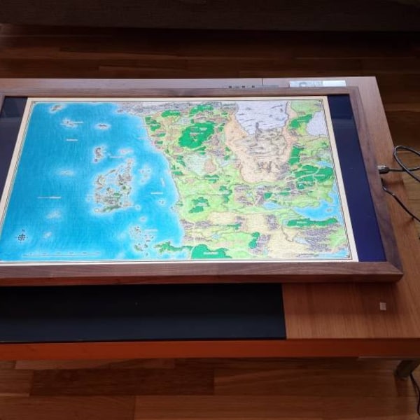 The Dungeon Display - A Portable RPG Gaming Board (4K UHD 43" TV ...
